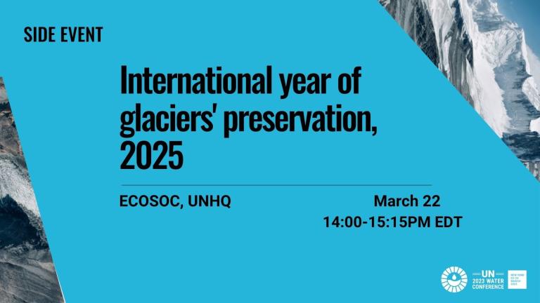 2025 International year of Glaciers' Preservation